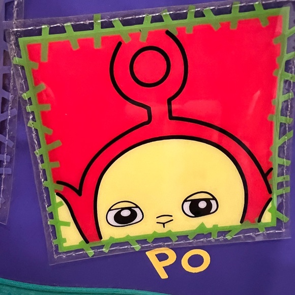 Bags | Teletubbies Vinyl Rolling Suitcase 9s | Poshmark